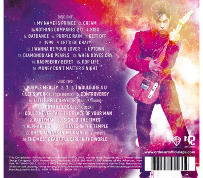 PRINCE Greatest Hits 2CD set in digipak